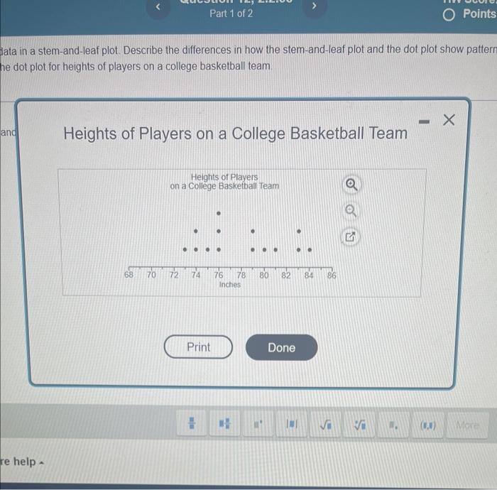 Solved Display the accompanying data in a stem-and-leaf | Chegg.com