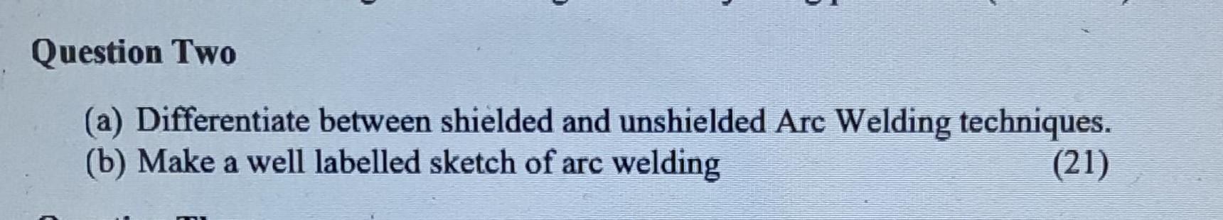 Solved Question Two (a) Differentiate between shielded and | Chegg.com