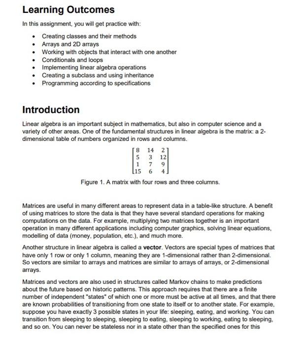 Solved Learning Outcomes In this assignment, you will get | Chegg.com