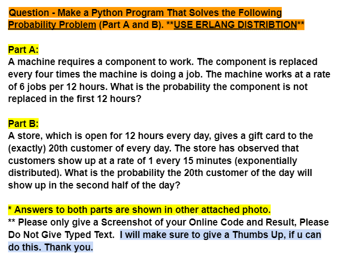 Solved Hello Please Create A Python Program That Solves The 