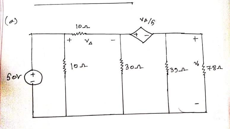 Solved Q5.Use both node and mesh analysis to find out all | Chegg.com