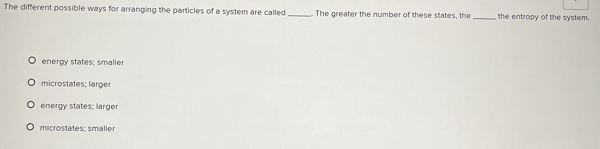 Solved The different possible ways for arranging the | Chegg.com