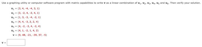 Solved Use a graphing utility or computer software program | Chegg.com
