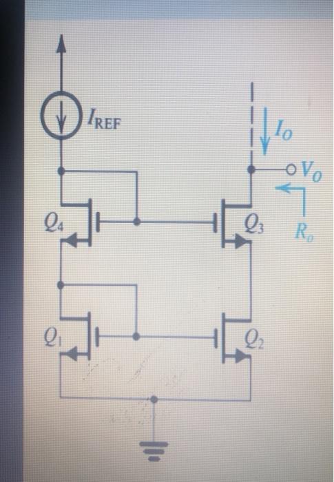Solved Q. Drow circuit with 12 double-cascode current mirror | Chegg.com