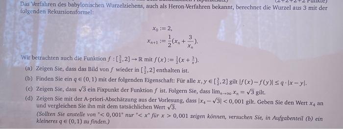 Solved The Babylonian root extraction method, also known as | Chegg.com
