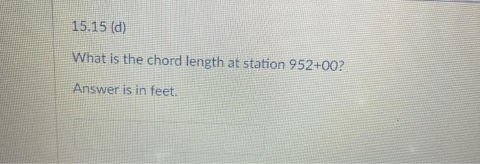 Solved 15-15 A compound circular curve having radii of 600 | Chegg.com