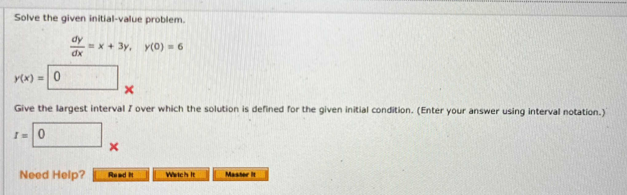 Solved Solve the given initial-value | Chegg.com