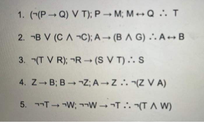 Solved Use a TFL Natural Deduction proof to show that the | Chegg.com
