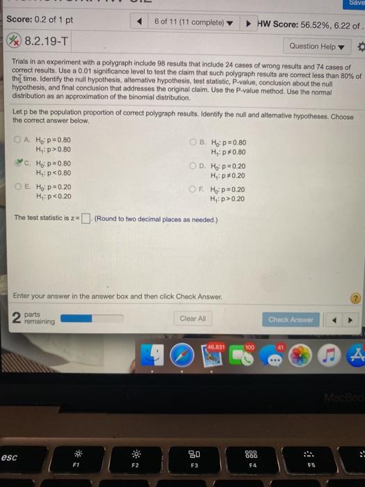 Solved Save Score 0 2 Of 1 Pt 6 Of 11 11 Complete Hw