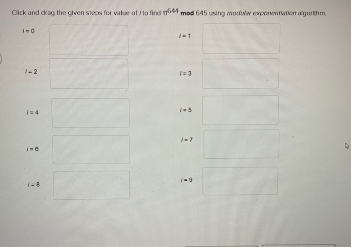 Click and drag the given steps for value of /to find | Chegg.com