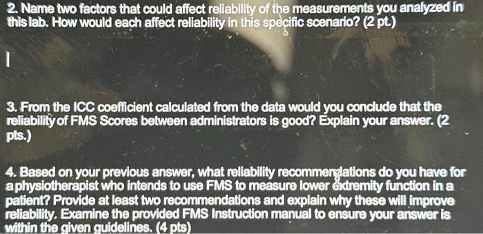 Solved Average Score Intraclass Correlation Model: twoway | Chegg.com