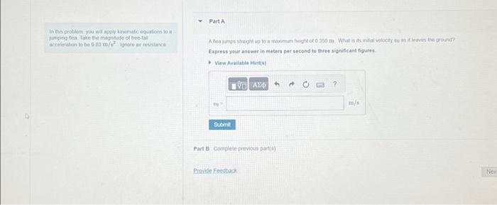 Solved In this problem, you will apply kinematic equations | Chegg.com