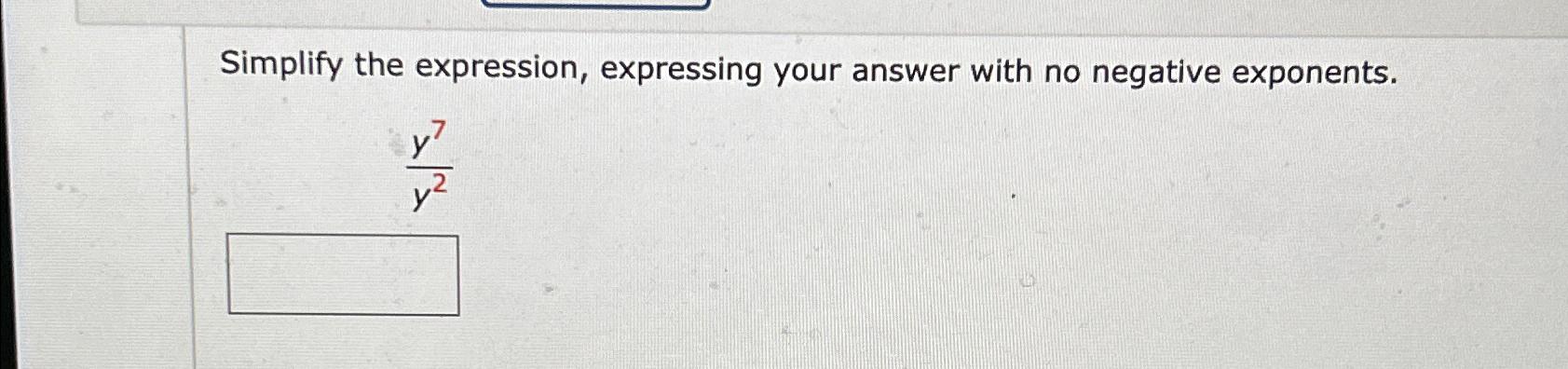 Solved Simplify the expression, expressing your answer with | Chegg.com