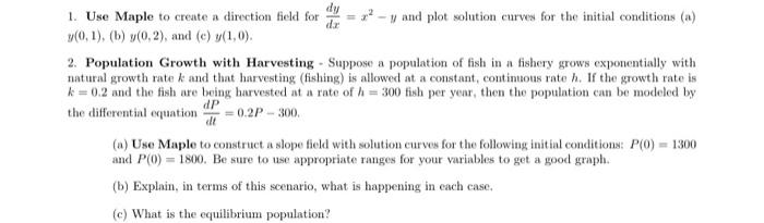 show full code in maple (a pic of your code and its | Chegg.com