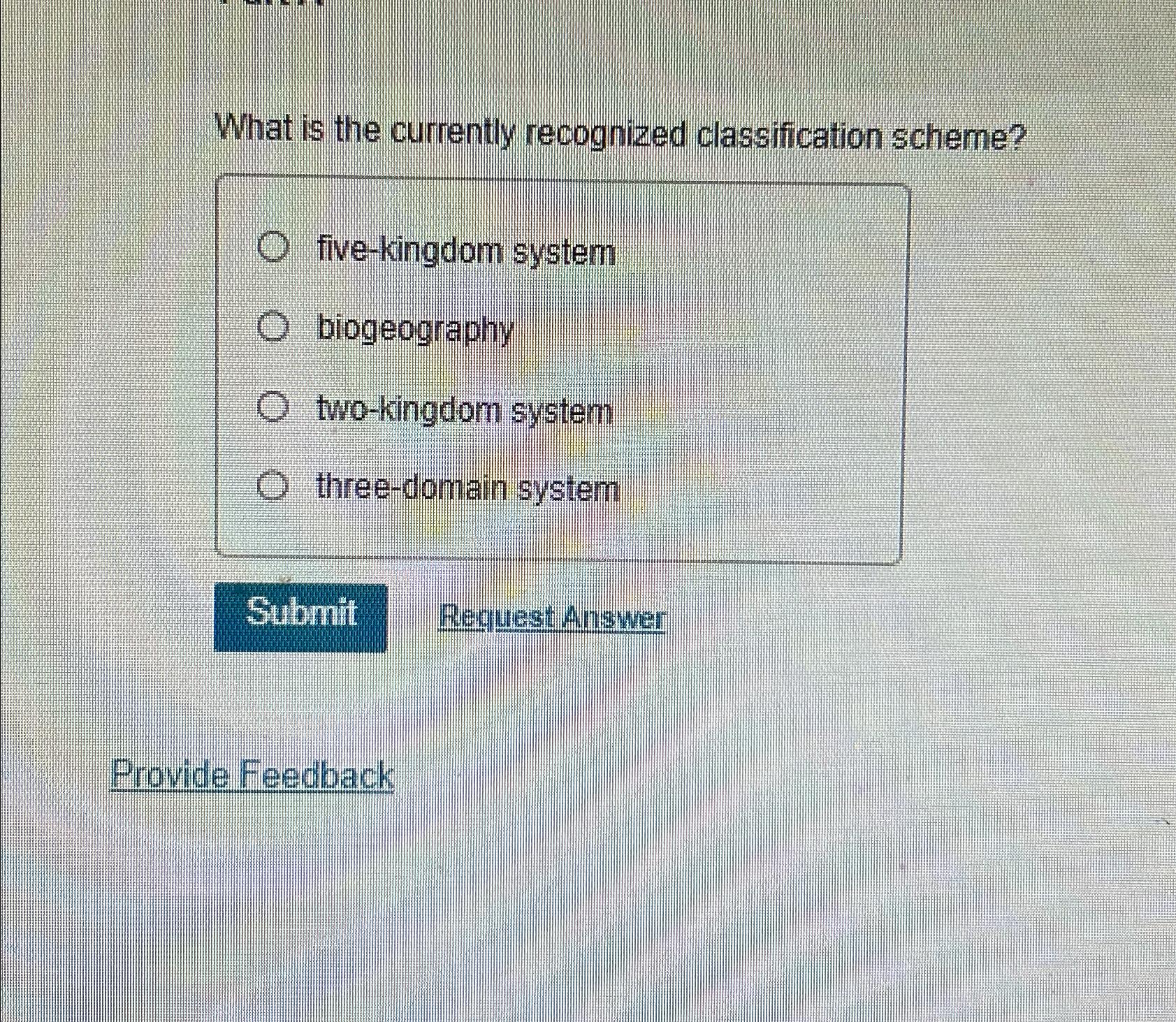 Solved What is the currently recognized classification | Chegg.com