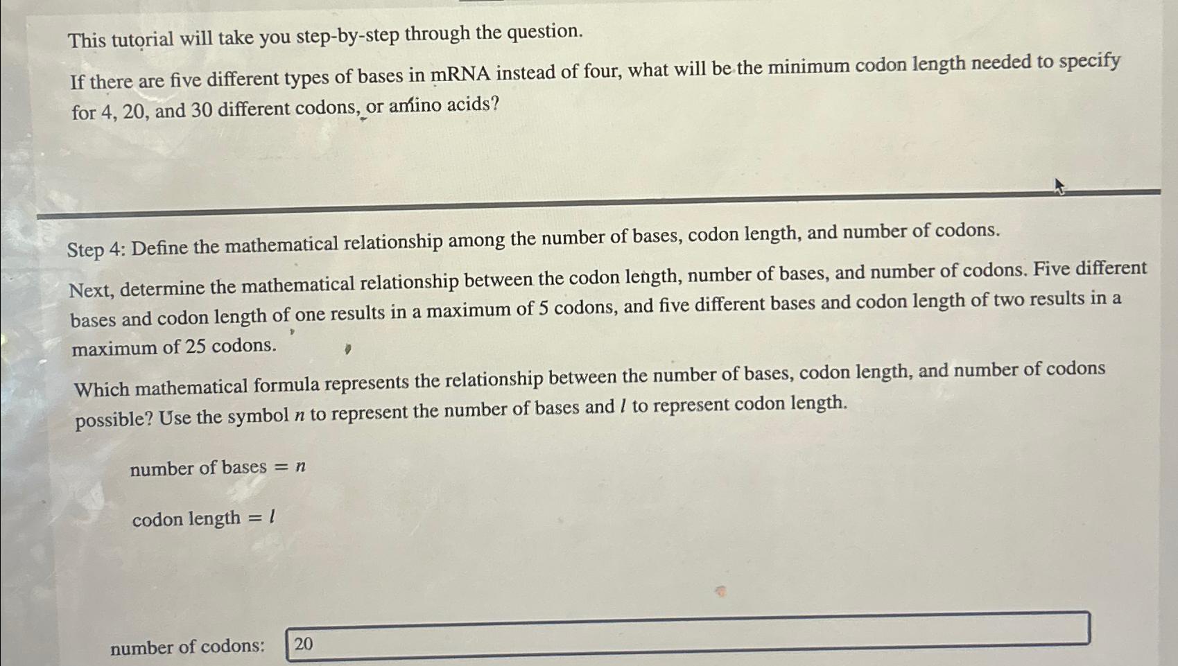 Solved This tutorial will take you step-by-step through the | Chegg.com