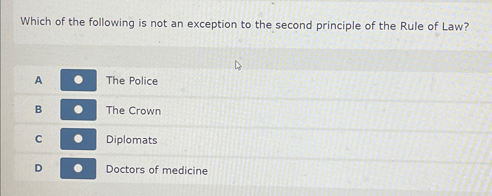 Solved Which of the following is not an exception to the | Chegg.com