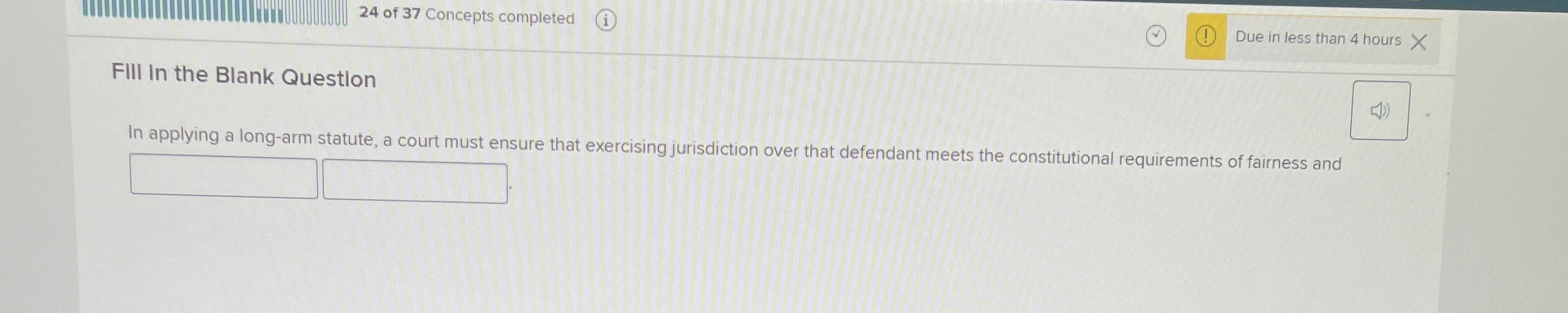 Solved FIII In the Blank QuestionIn applying a long-arm | Chegg.com