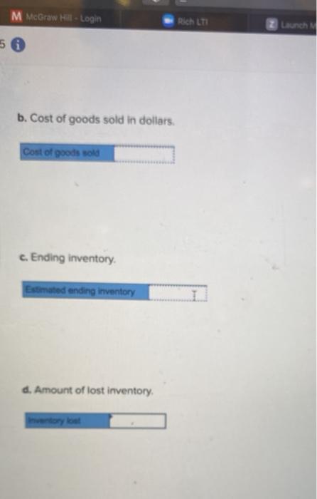 Solved A substantial portion of inventory owned by Prentiss | Chegg.com