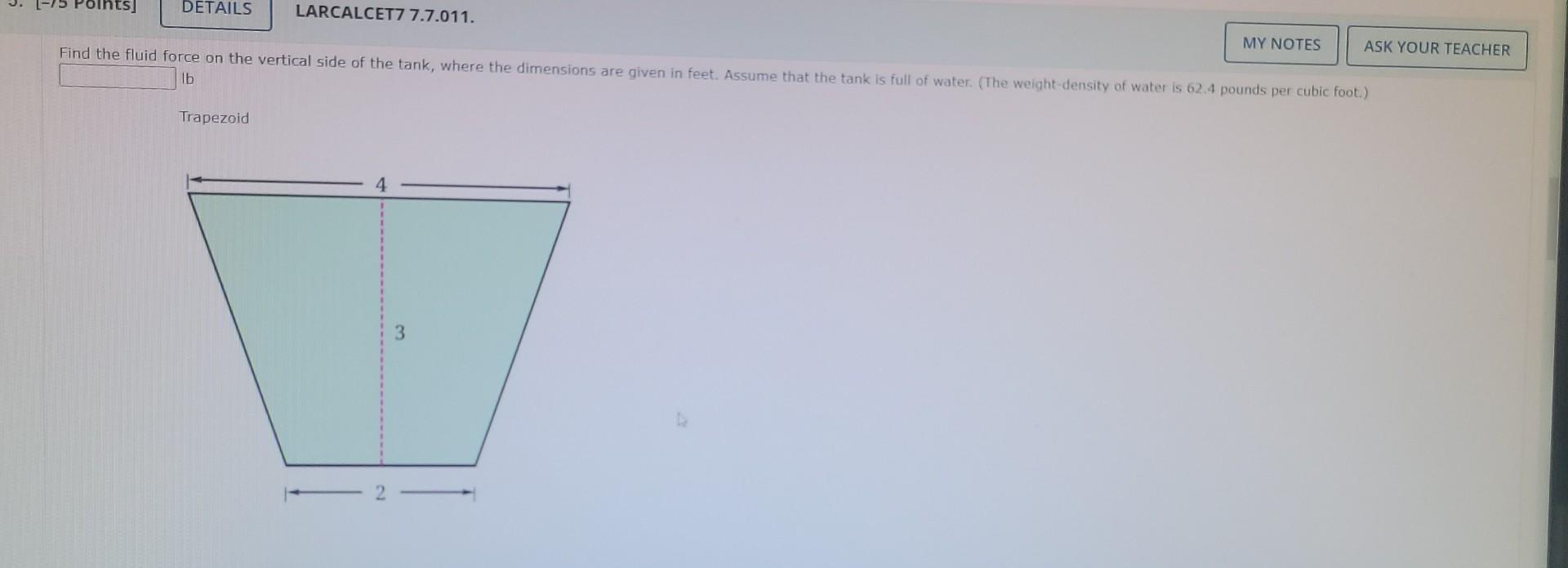 Solved Trapezoid | Chegg.com