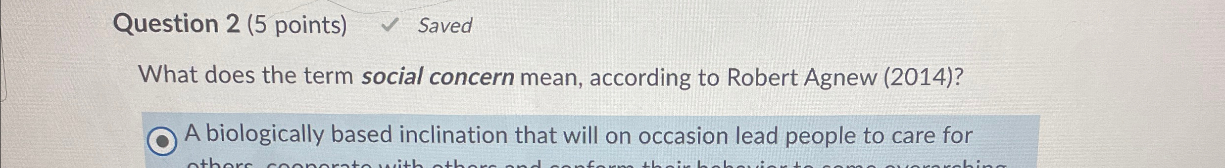 Solved Question 2 (5 ﻿points) ﻿SavedWhat does the term | Chegg.com