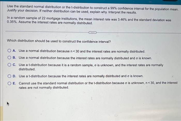 Solved Use the standard normal distribution or the | Chegg.com
