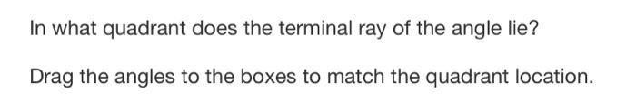 Solved Quadrant I Quadrant II Quadrant III Quadrant IV | Chegg.com