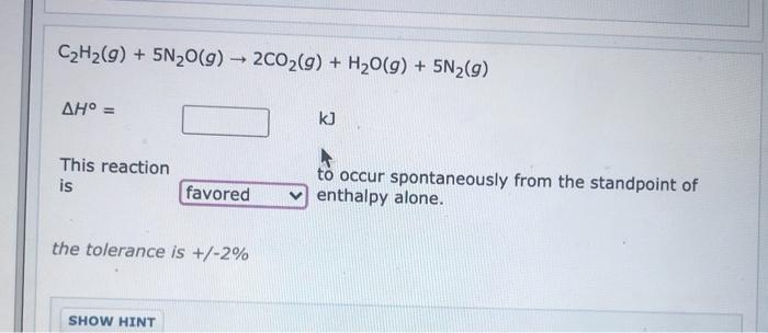Solved Calculate deltaH for the followimf reactions. on the | Chegg.com