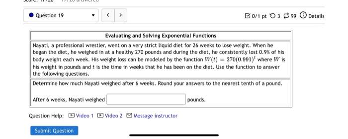Solved Evaluating and Solving Exponential Functions Nayati, | Chegg.com