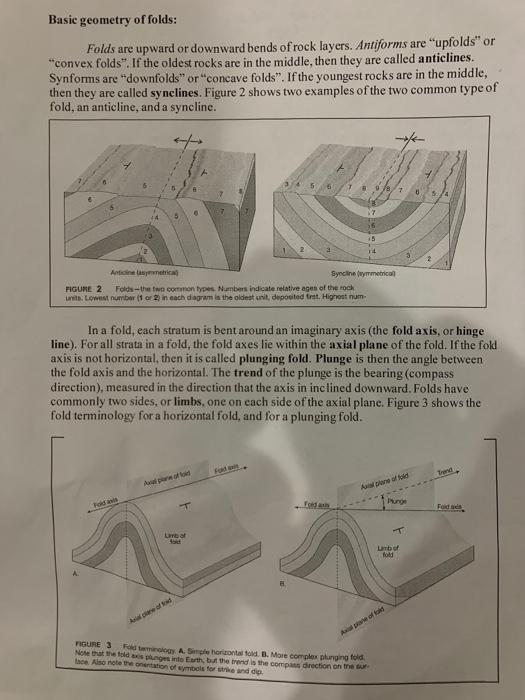 Cylindrical and non-cylindrical folding: A curved | Chegg.com
