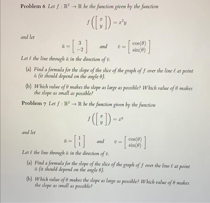 Solved Problem 6 Let f:R2→R be the function given by the | Chegg.com