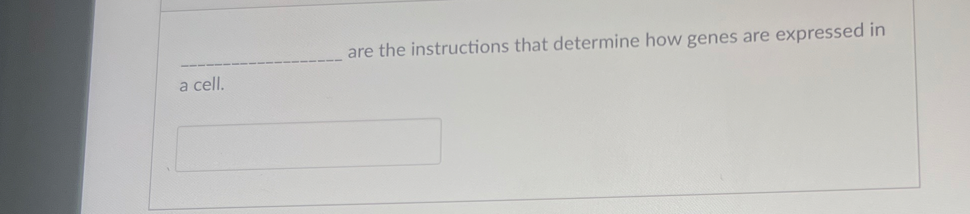 Solved q, ﻿are the instructions that determine how genes are | Chegg.com