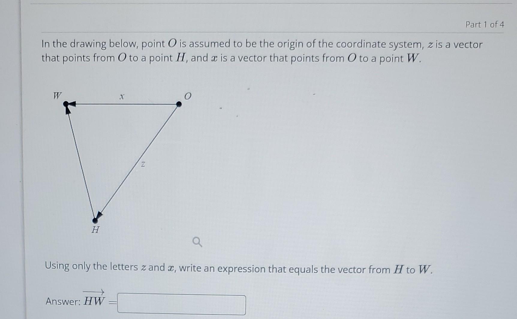 Solved In the drawing below, point O is assumed to be the | Chegg.com
