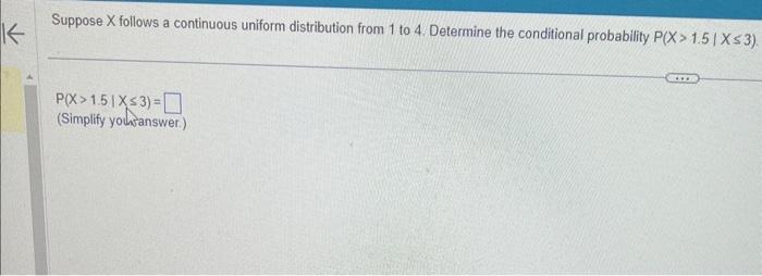 Solved Suppose X follows a continuous uniform distribution | Chegg.com