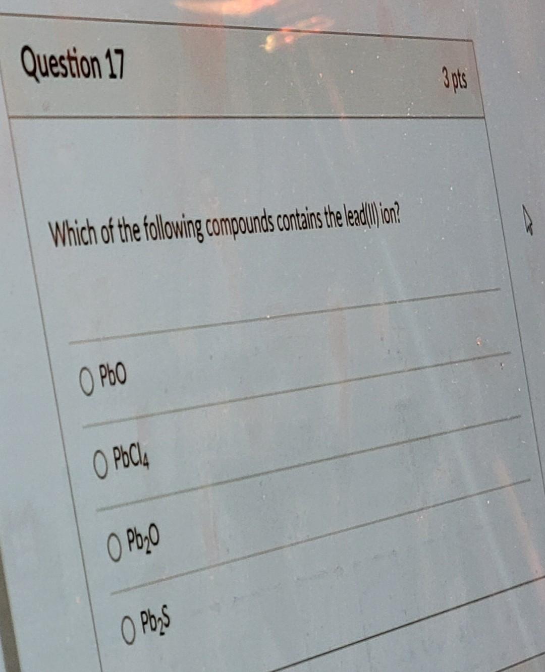 Solved Which of the following compounds contans | Chegg.com