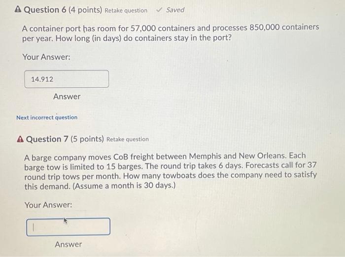 Solved A Question 6 (4 points) Retake question Saved A | Chegg.com Solved A Question 6 (4 points) Retake question Saved A | Chegg.com