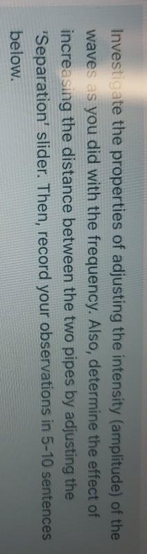 Solved Launch the "Wave Interference" simulation from the | Chegg.com