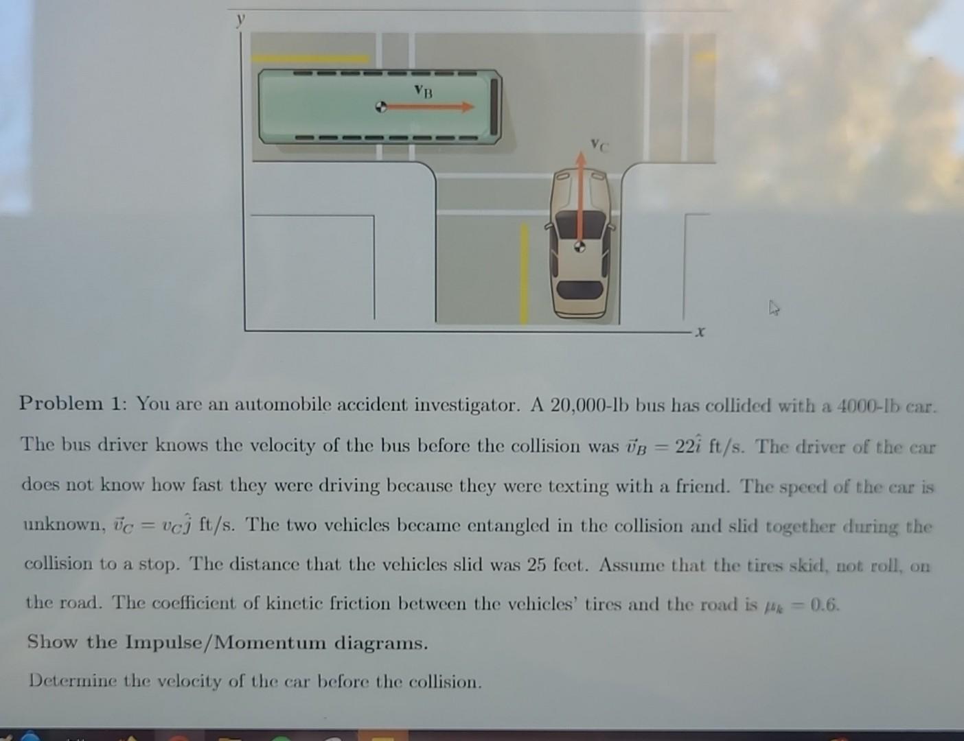 Solved Problem 1: You are an automobile accident | Chegg.com