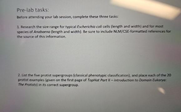 Solved Pre-lab tasks:Before attending your lab session, | Chegg.com