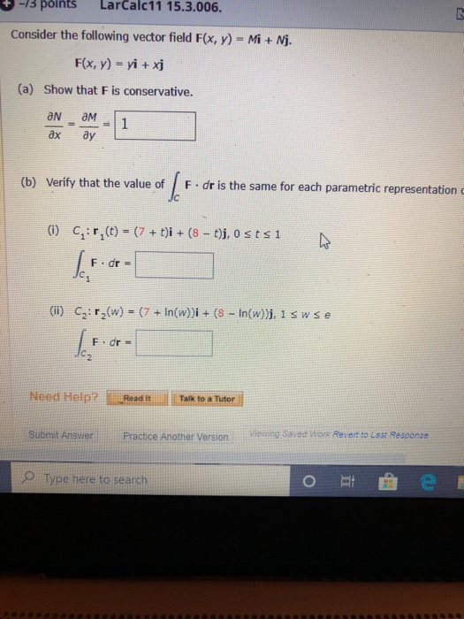 Solved 5. -/3 points LarCalc11 15.3.006. My Notes Consider | Chegg.com Solved 5. -/3 points LarCalc11 15.3.006. My Notes Consider | Chegg.com