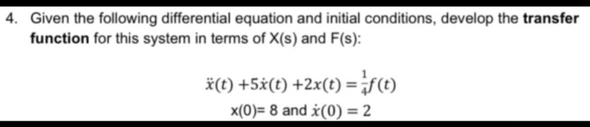 Solved Given the following differential equation and initial | Chegg.com