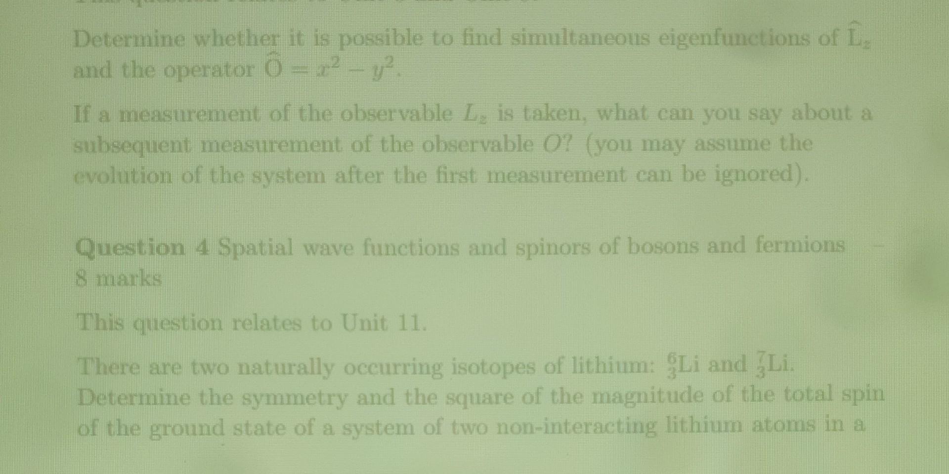 Solved Determine whether it is possible to find simultaneous | Chegg.com