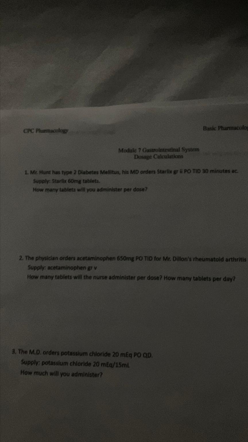 Solved CPC PhanaschlogyBasic PtuanacoloModule ? | Chegg.com