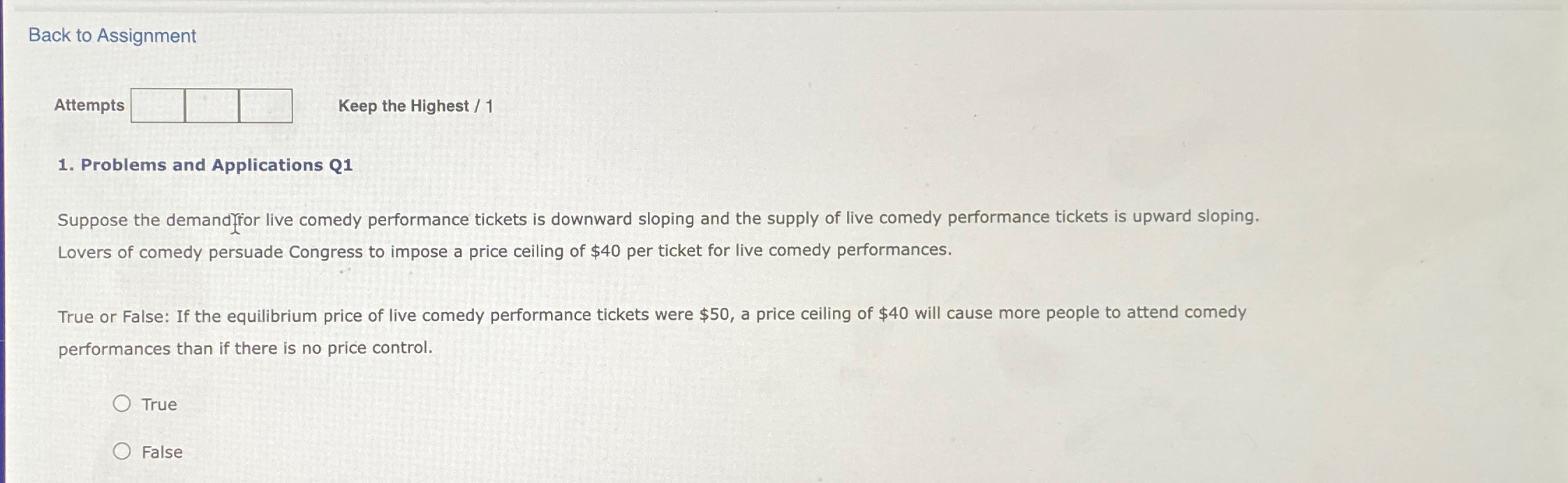 Solved Back to AssignmentAttemptsKeep the Highest /1Problems | Chegg.com