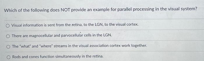 Solved Which of the following does NOT provide an example | Chegg.com