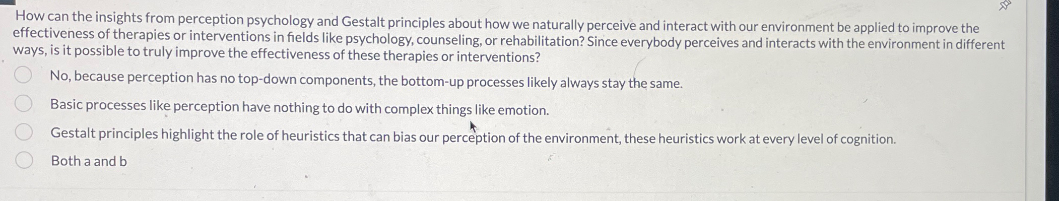 Solved How can the insights from perception psychology and | Chegg.com