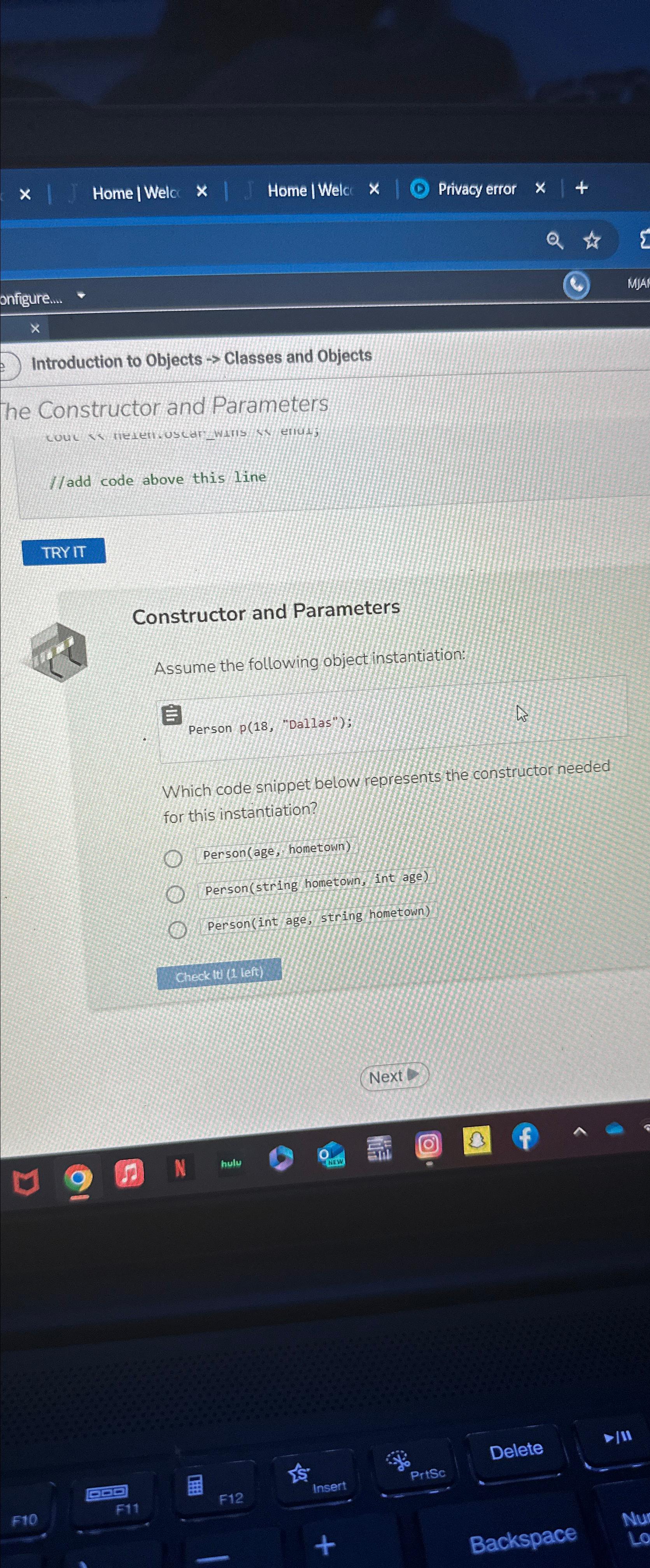 Solved Introduction to Objects → ﻿Classes and Objectshe | Chegg.com