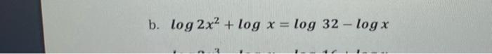 Solved 1. Solve (log39−log816+log232) without using your | Chegg.com
