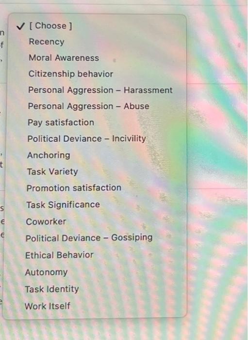 Solved Employees have different skills and abilities so that | Chegg.com