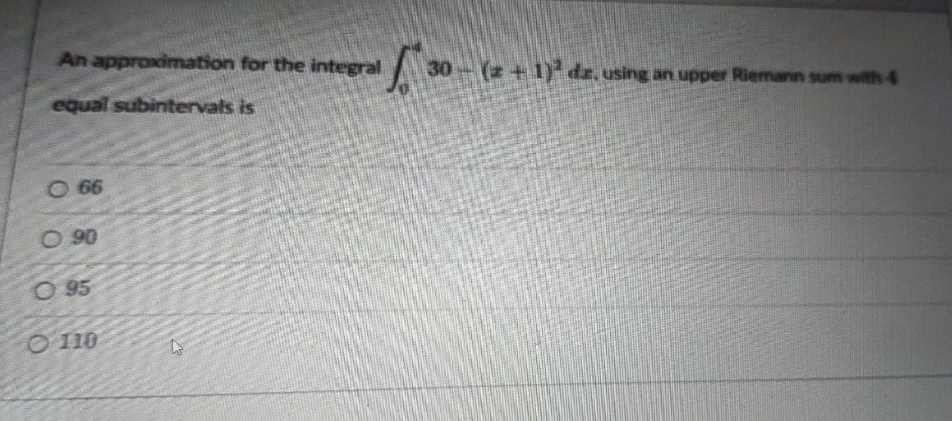 Solved Consider the following indefinite integral | Chegg.com